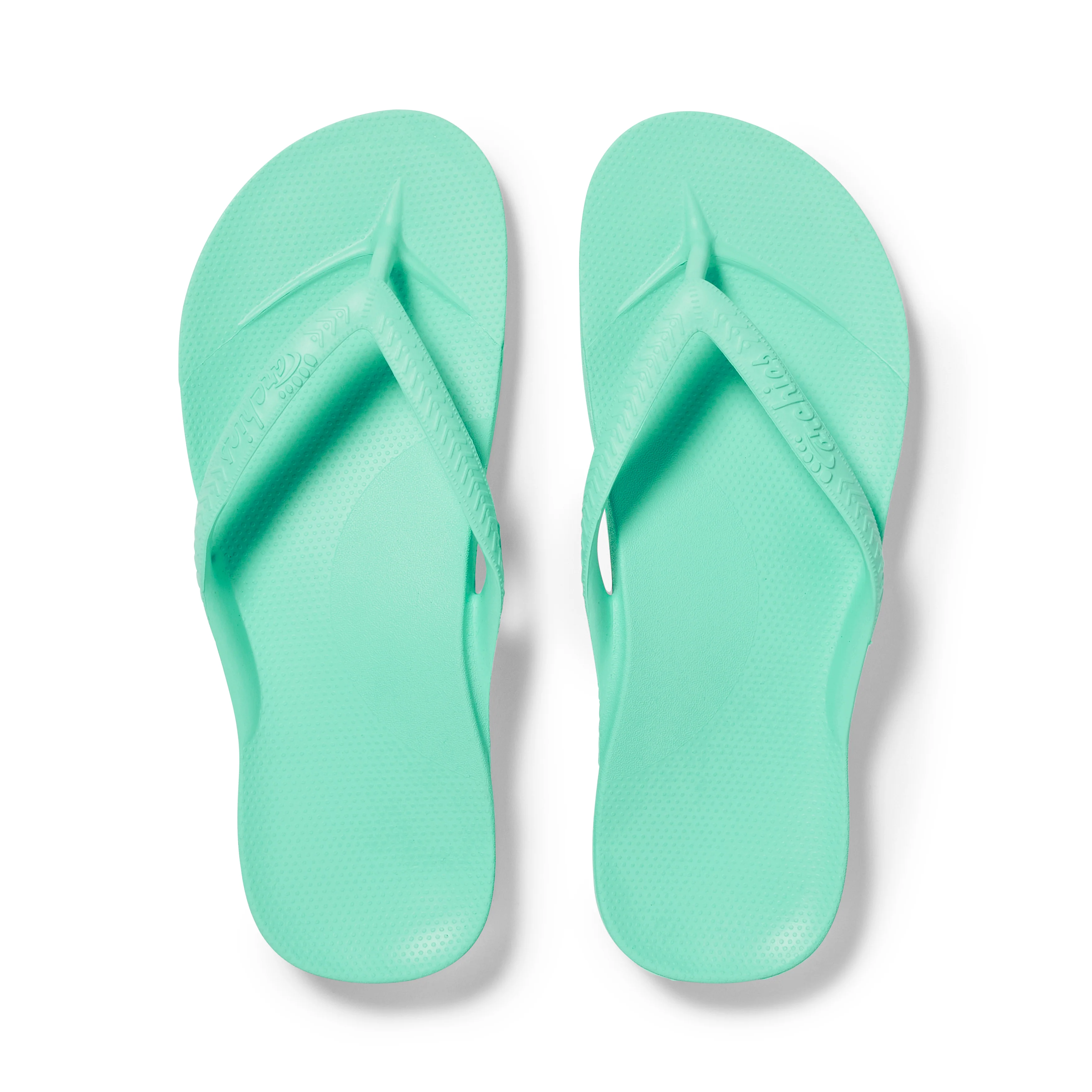 Arch Support Flip Flops - Classic - Mint – Archies Footwear Pty Ltd ...